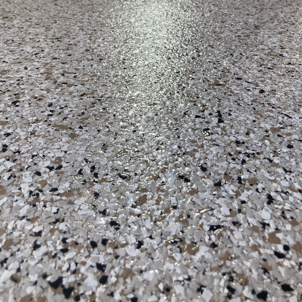 The Ins And Outs Of Chip And Flake Flooring | My Garage Floor Guys